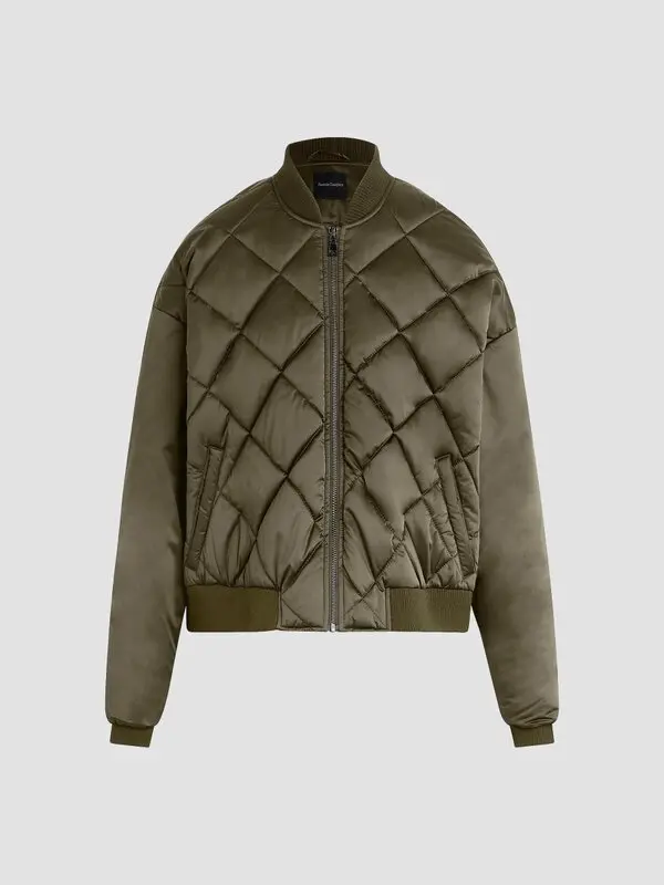 FAVORITE DAUGHTER The Favorite Quilted Bomber Jacket - Army