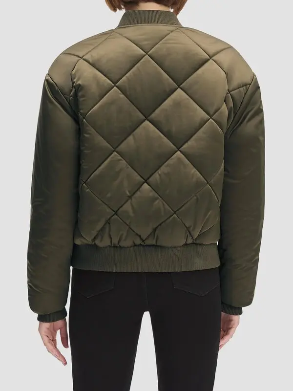 FAVORITE DAUGHTER The Favorite Quilted Bomber Jacket - Army