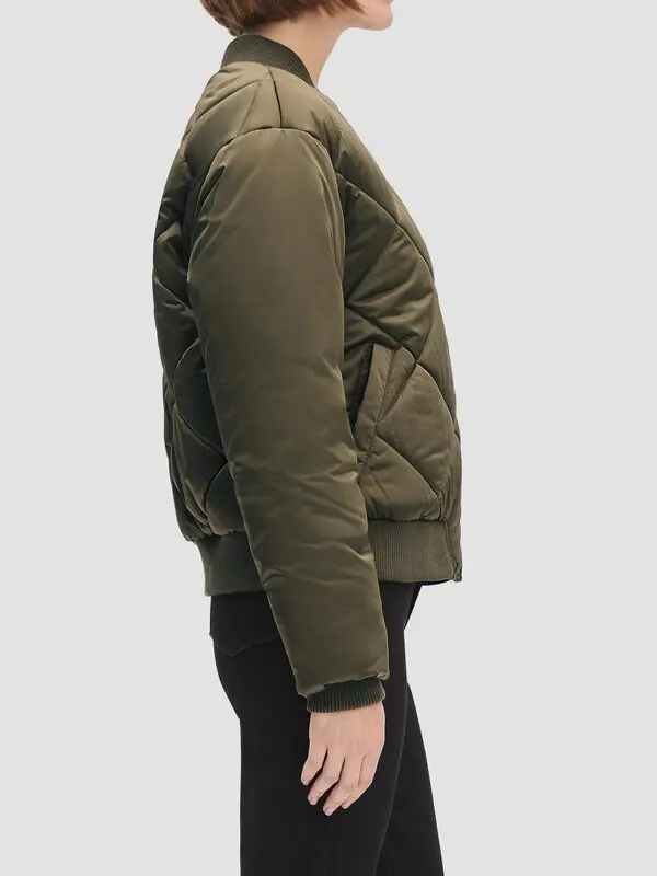 FAVORITE DAUGHTER The Favorite Quilted Bomber Jacket - Army