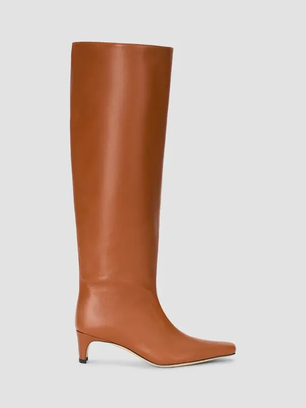 Staud Wally 50mm Leather Knee-high Boots