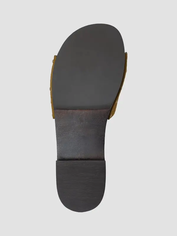 Bernardo Blyde Low Heel Clog Sandals - Ginger