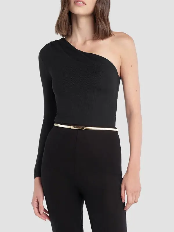 FAVORITE DAUGHTER The Edgy One-shoulder Top