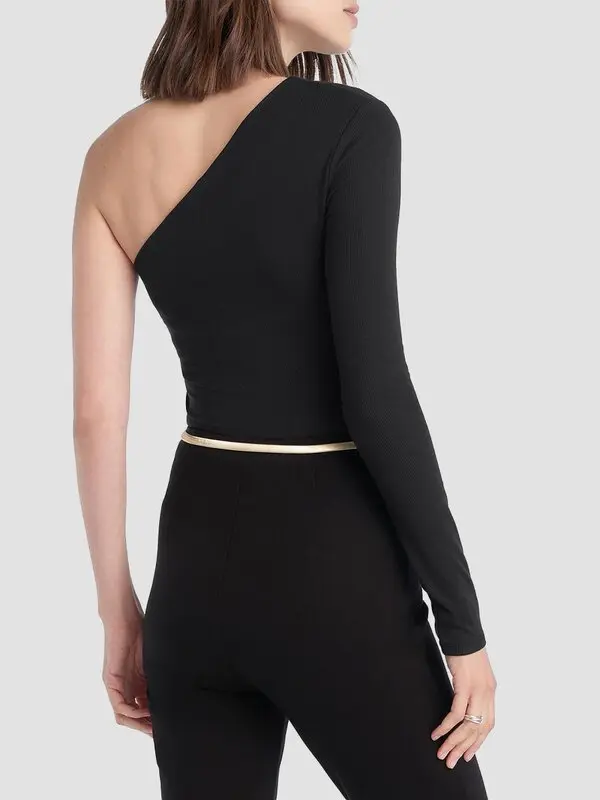 FAVORITE DAUGHTER The Edgy One-shoulder Top