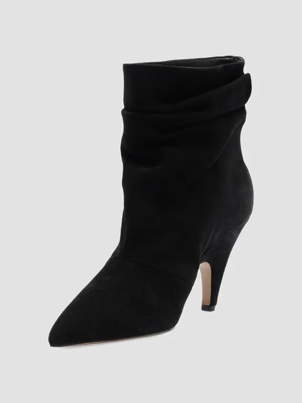 ALEXANDRE BIRMAN Tati 85mm Suede Slouchy Boots - Black