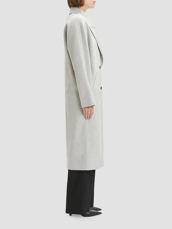FAVORITE DAUGHTER The Luca Wool-blend Coat - Light Gray