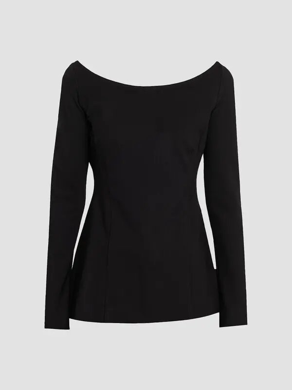 FAVORITE DAUGHTER The Cold Shoulder Ponte Top