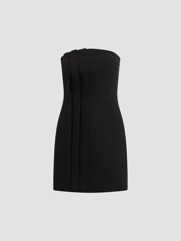 FAVORITE DAUGHTER Missed Your Chance Bustier Minidress - Black