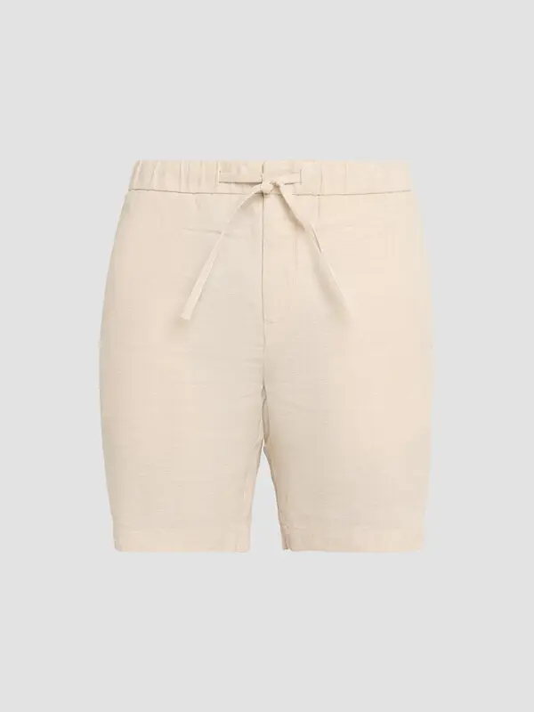 Frescobol Carioca Felipe Linen Drawstring Shorts