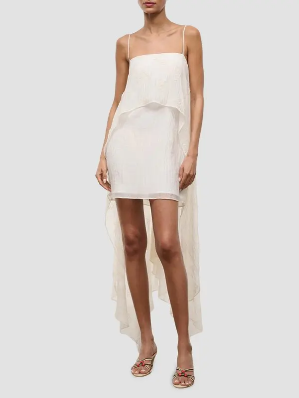 Staud Valencia High-low Minidress
