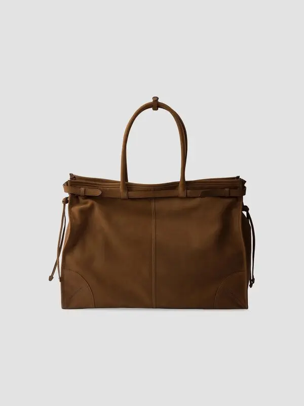 Prada Bonnie Nubuck Leather Tote Bag