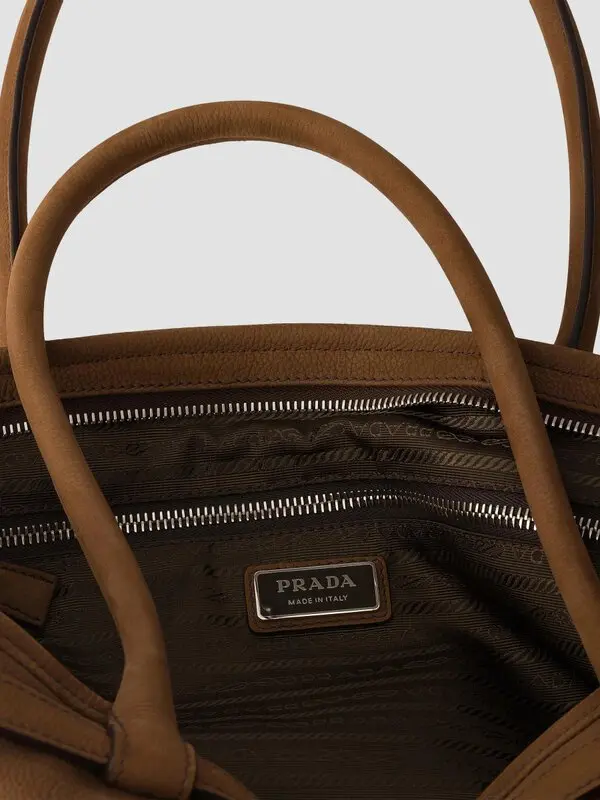 Prada Bonnie Nubuck Leather Tote Bag