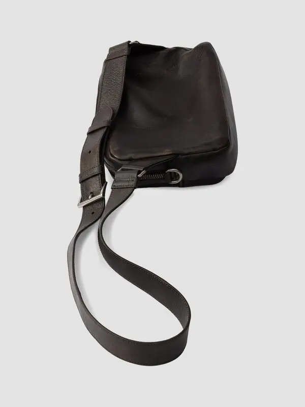 Prada Distressed Nappa Leather Shoulder Bag