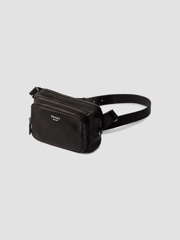 Prada Distressed Nappa Leather Shoulder Bag