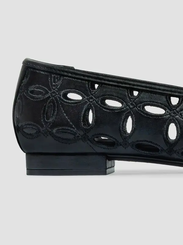 Bernardo Brie Ballet Flats - Black