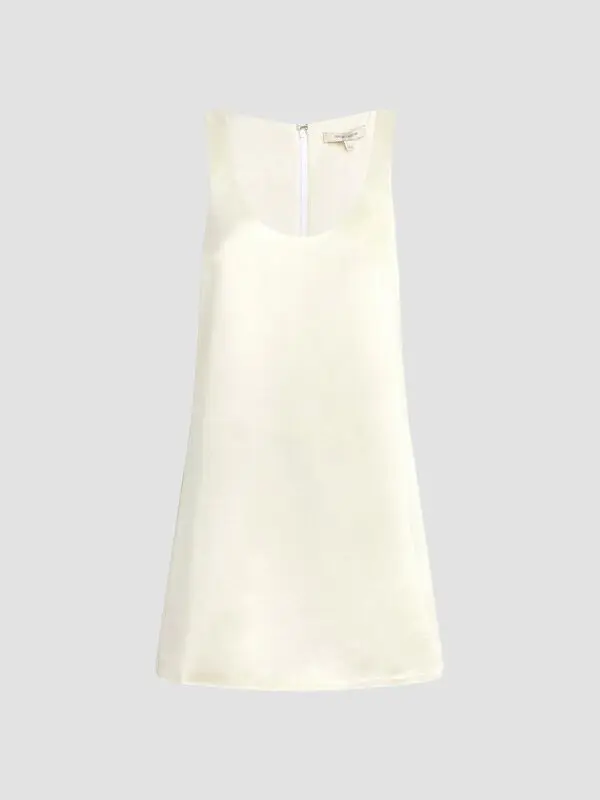 FAVORITE DAUGHTER The Getting Ready Scoopneck Minidress - Ivory