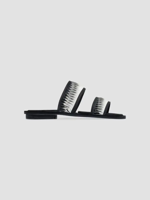 Bernardo Andorra Flat Sandals - Black