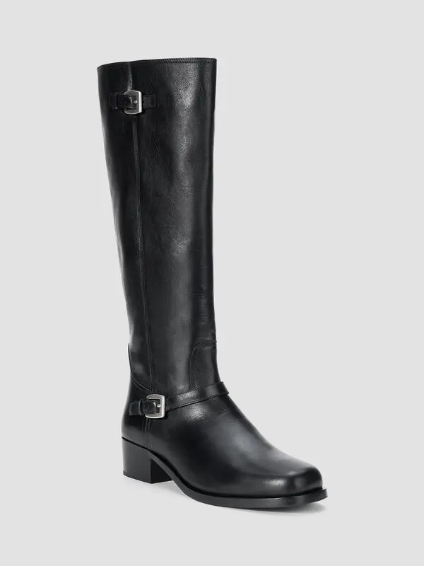 Staud Brooklyn 50mm Leather Knee-high Boots