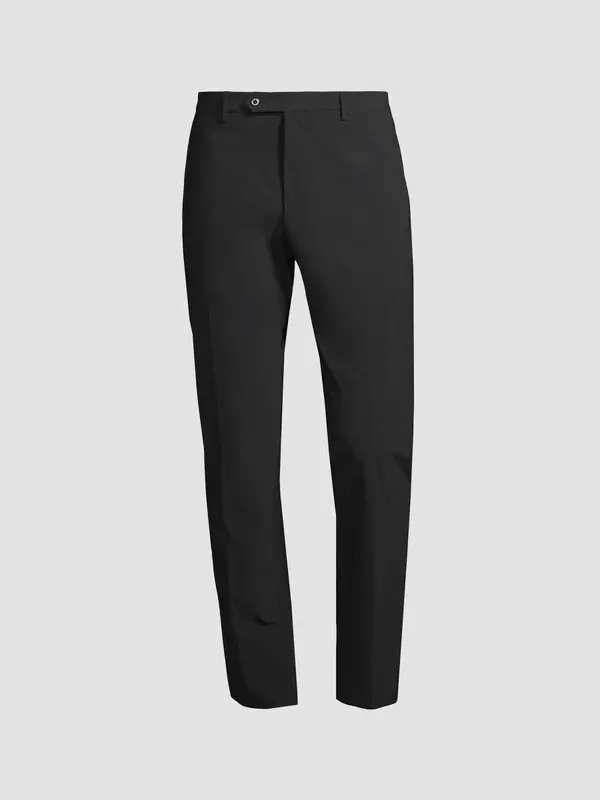 Zanella Noah Flat-front Pants - Black