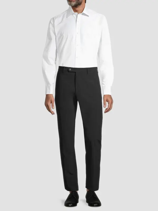 Zanella Noah Flat-front Pants - Black