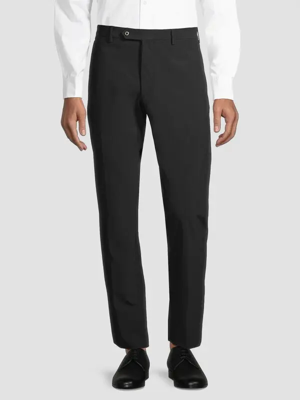 Zanella Noah Flat-front Pants - Black