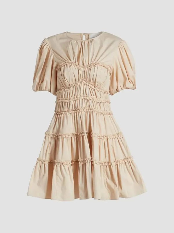 Cinq À Sept Sirrina Gathered A-line Minidress