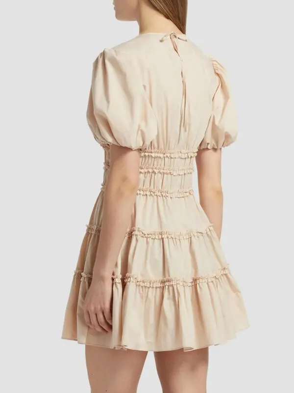 Cinq À Sept Sirrina Gathered A-line Minidress