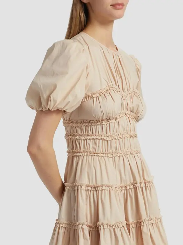 Cinq À Sept Sirrina Gathered A-line Minidress