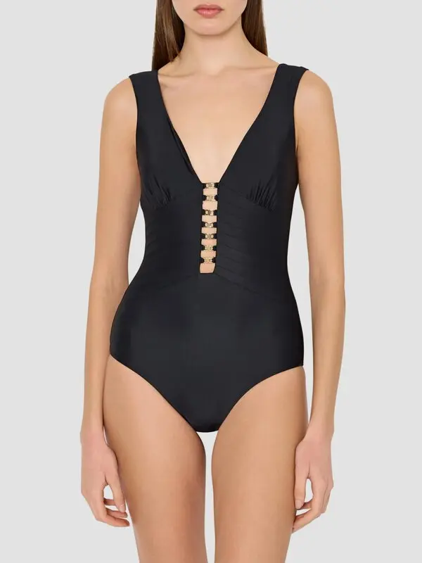MILLY Embellished One-piece Swimsuit