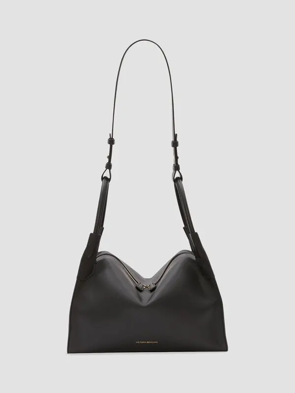 Victoria Beckham Plie Leather Top Handle Bag