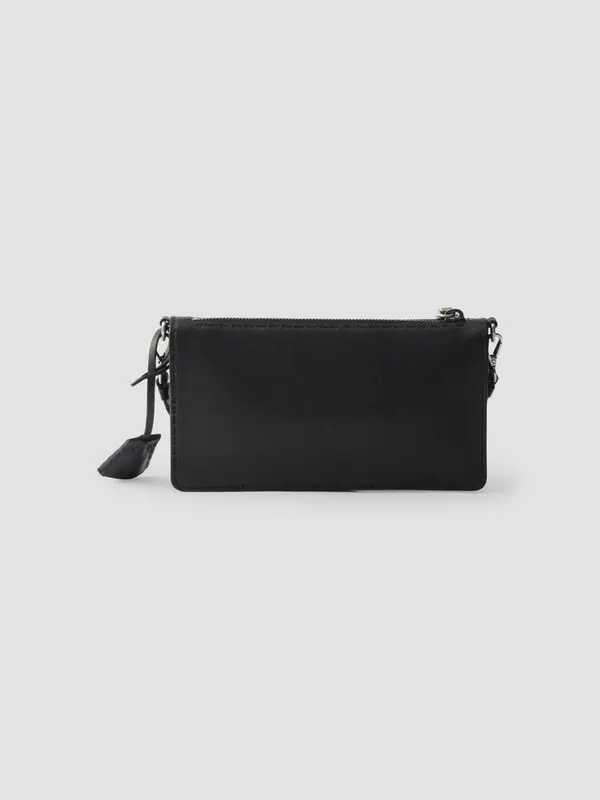 Prada Antiqued Leather Pouch