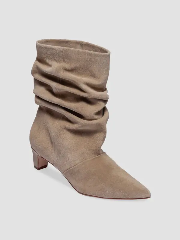 Bernardo Etta Slouch Booties - Sandstone
