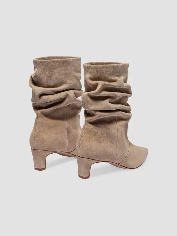 Bernardo Etta Slouch Booties - Sandstone