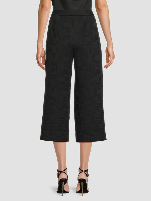 Natori Jacquard Wide-leg Crop Pants