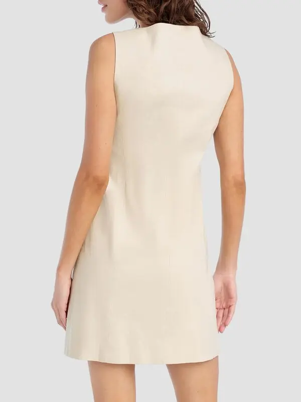 FAVORITE DAUGHTER The Cece Linen-blend Minidress