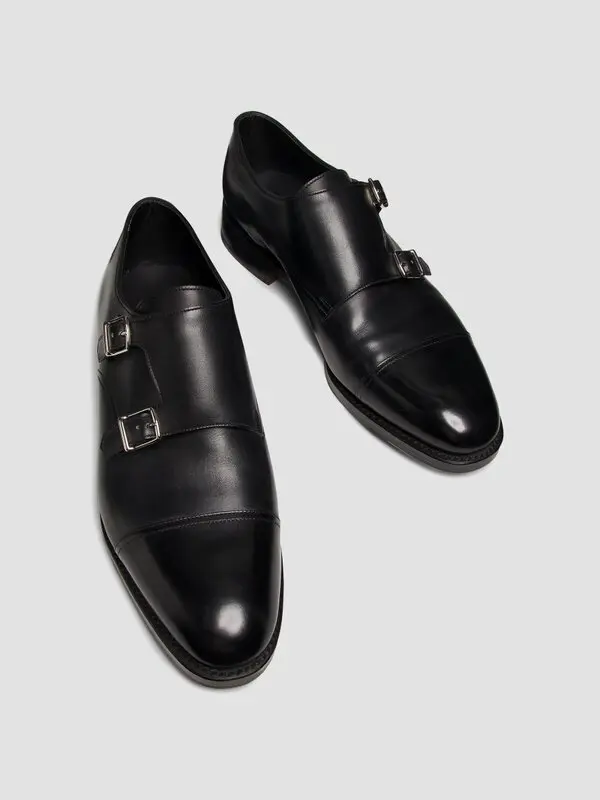 John Lobb William Double-buckle Monk Shoes