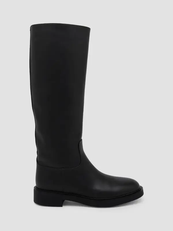 GIANVITO ROSSI Ascott Leather Knee-high Boots