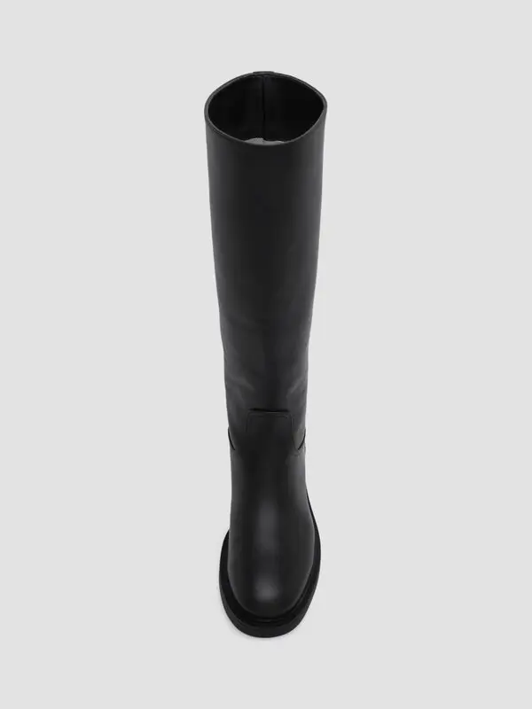 GIANVITO ROSSI Ascott Leather Knee-high Boots