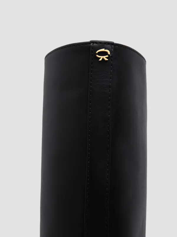 GIANVITO ROSSI Ascott Leather Knee-high Boots