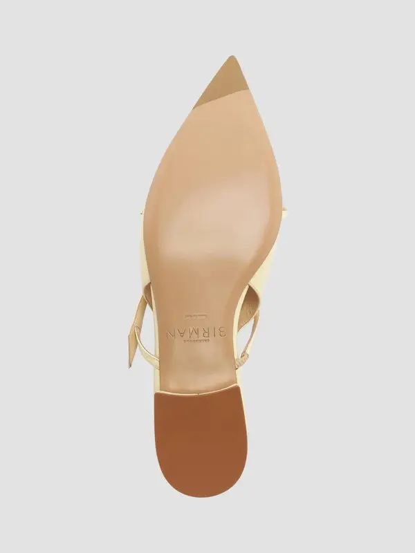 ALEXANDRE BIRMAN Tita Patent Leather Flats - Creamy
