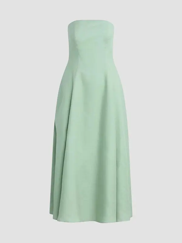 FAVORITE DAUGHTER The Favorite Strapless Maxi Dress - Light Sage