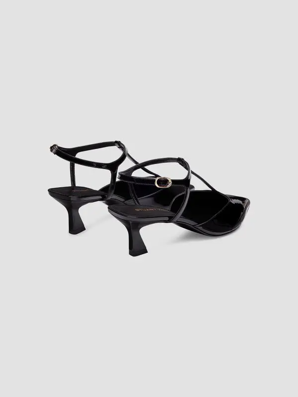STUART WEITZMAN Vinnie 50mm Patent Leather T-strap Pumps