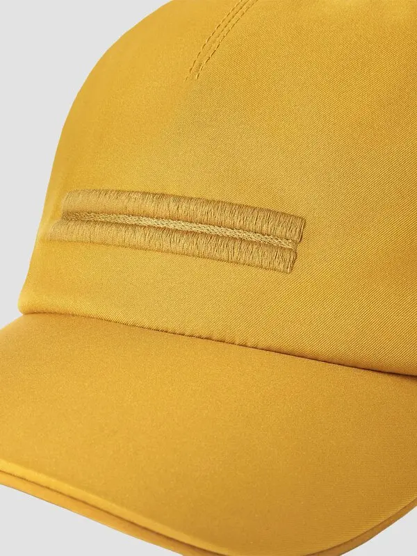 Zegna Microfiber Motorin Baseball Cap - Yellow