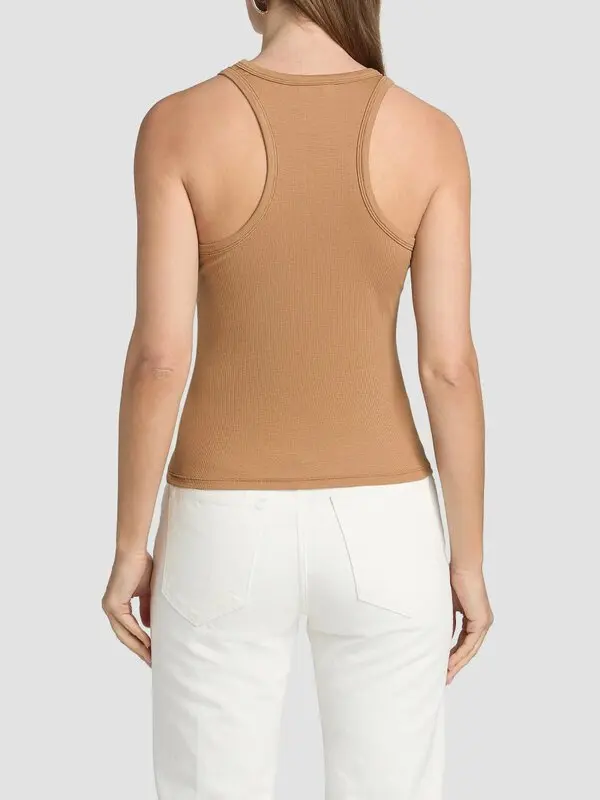 A.L.C. Dean Stretch-jersey Crewneck Tank Top