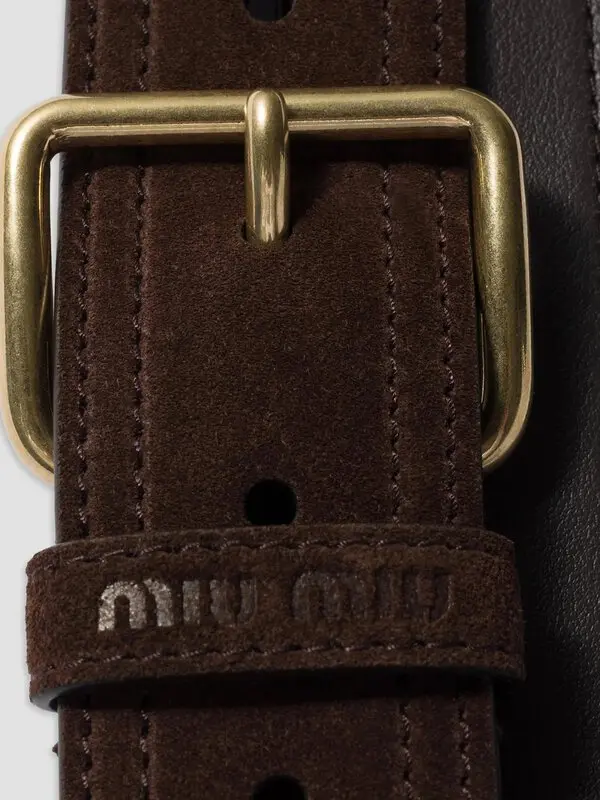 Miu Miu Suede Belt