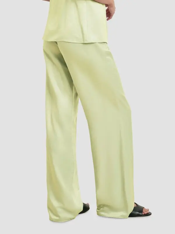 FAVORITE DAUGHTER The Everything Hammered-satin Wide-leg Pants