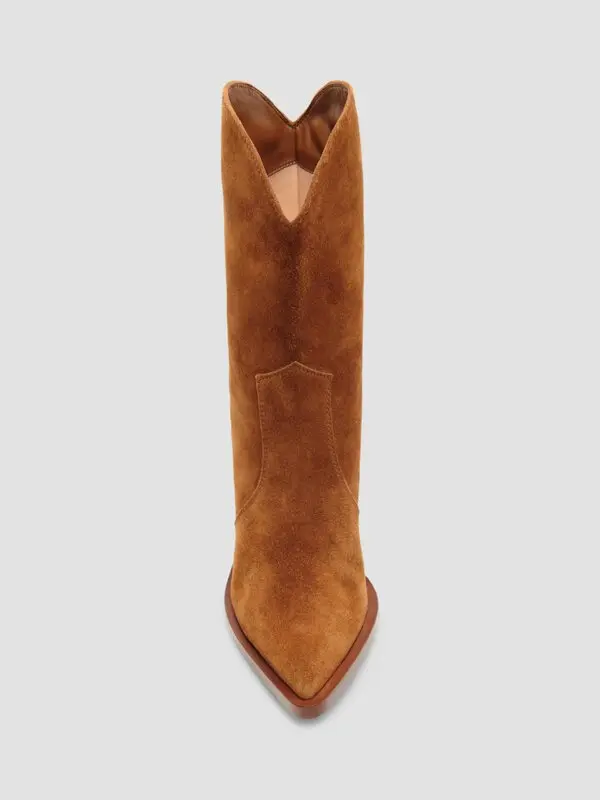 GIANVITO ROSSI Denver Suede Ankle Boots