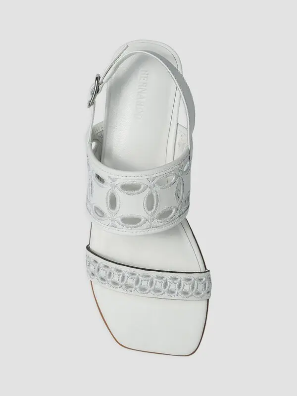 Bernardo Orla Flat Sandals - White