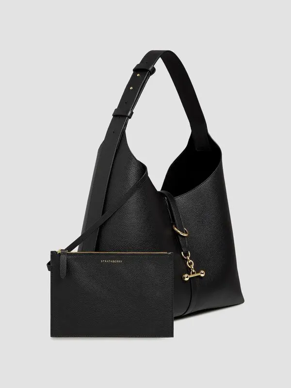 Strathberry Kite Maxi Leather Hobo Bag