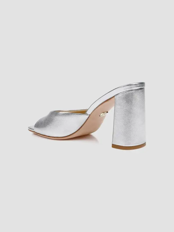 Badgley Mischka Cadence Leather Mules