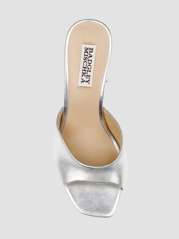 Badgley Mischka Cadence Leather Mules